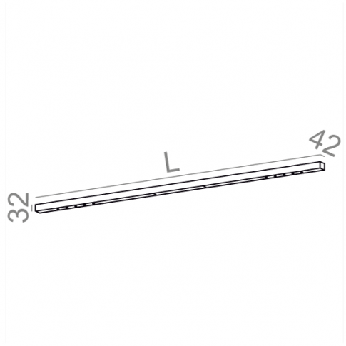 Plafon Mixline LED 160 cm 40286 Aqform - Lampy-Bright.pl